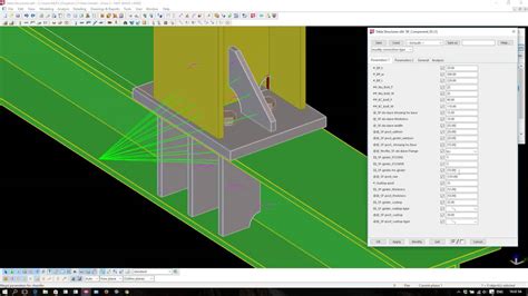 tekla advance create and edit custom component base post with girder youtube