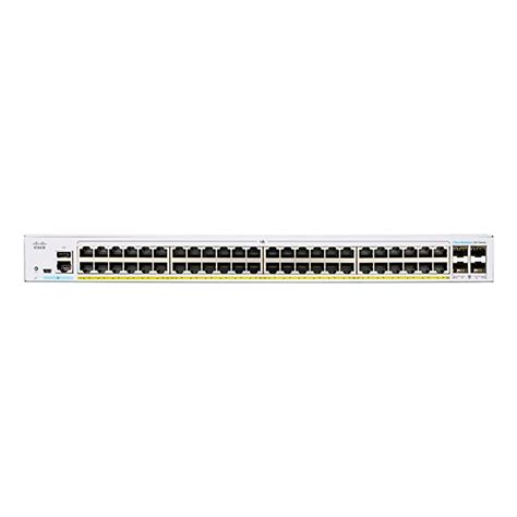 Switch Cisco CBS Portas Gigabit POE W X G SFP Layer CBS P G