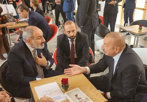 Another Interesting Picture Pashinyan And Aliyev R Azerbaijan