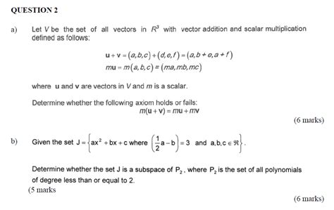 solved a let v be the set of all vectors in r3 with vector