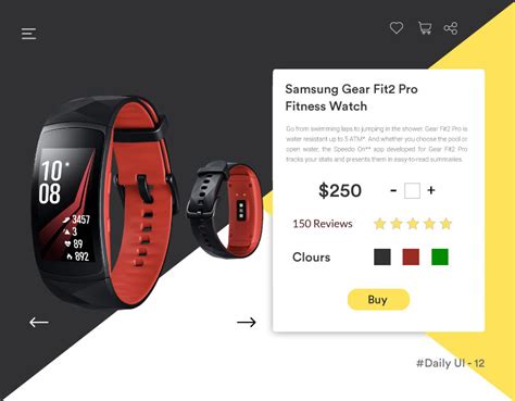 Daily UI Single Product Behance