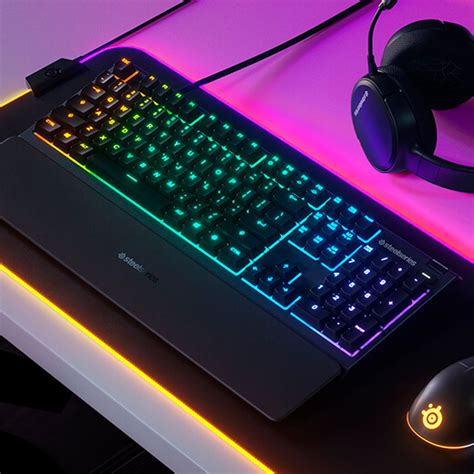 Купить Клавиатура SteelSeries Apex 3 по цене 2 999 грн в Украине: фото ...