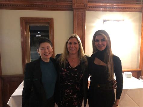 With Megan Moench And Leila Sadeghi Of Scorpion Consulting At Mia Italian Restaurant In