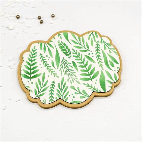 Fern Flora Stencil Killer Zebras