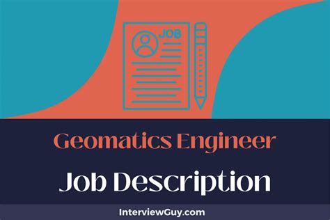 Geomatics Engineer Job Description [updated For 2025]