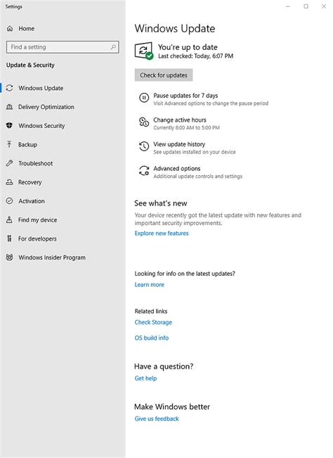 Configuring Windows Update