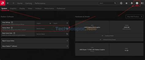 how to reset the gpu to the factory default settings