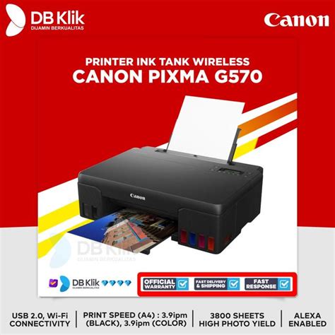 Printer Canon Pixma G570 Ink Tank Wireless Canon G570 Print Only