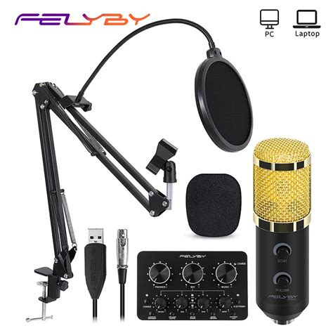 Aliexpress.com : Buy FELYBY bm 800 Upgraded bm 900 Mikrofon Set ...