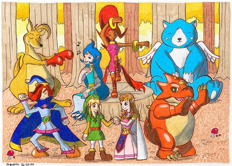 The Legend Of Zelda Oracle Of Ages Seasons By Ringra On Deviantart