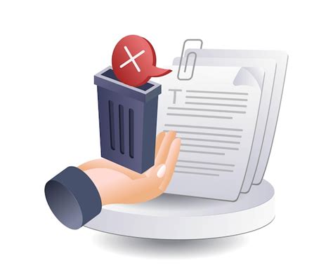 Premium Vector Cleaning And Deleting Spam Email Data Flat Illustration
