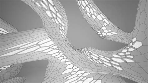 Premium Photo Abstract Drawing White Parametric Interior With Window Polygon Colored Drawing