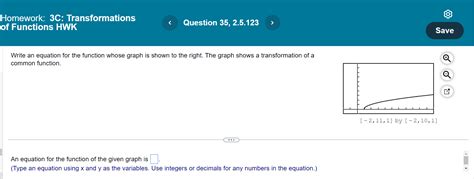 Solved Write An Equation For The Function Whose Graph Is Chegg