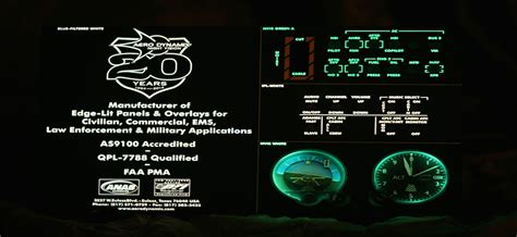 Nvis Edge Lit Panels For Night Vision