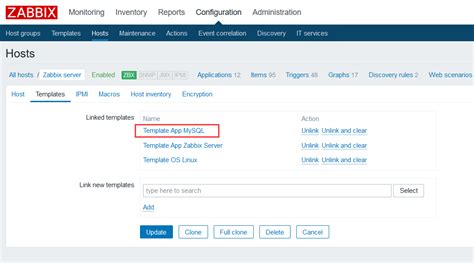 Zabbix 自带模板监控mysql服务 爬行的龟 博客园