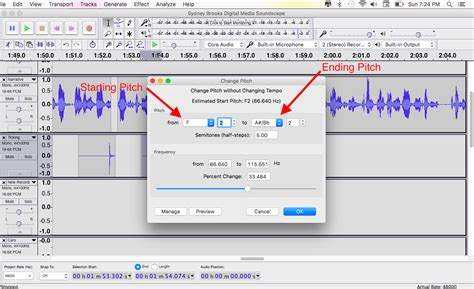 Audio Tutorial Changing Pitch In Audacity Composing Digital Media