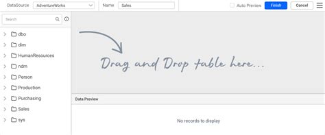 Create Or Link A Dataset Parameters In Query Designer