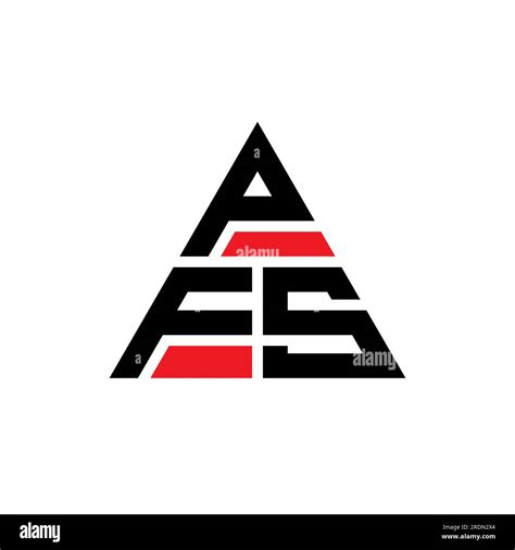 Pfs Triangle Letter Logo Design With Triangle Shape Pfs Triangle Logo