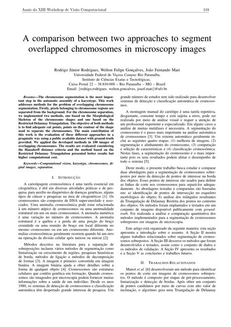 Pdf A Comparison Between Two Approaches To Segment Overlapped