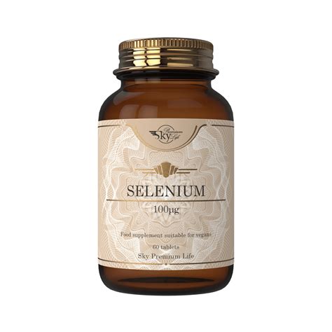 Selenium 100mcg 60 Tablets Sky Premium Life Selenium 100mcg 60 Tablets Sky Premium Life
