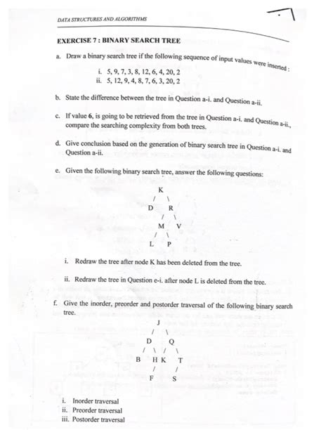 Solved DATA STRUCTURES AND ALGORITHMS A Draw A Binary Chegg