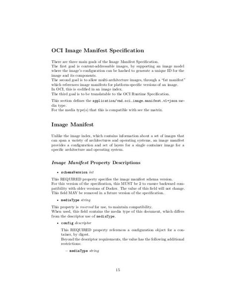 oci image spec