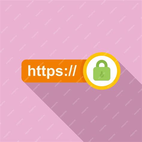 Premium Vector Web Ssl Certificate Icon Flat Vector Secure Data Safety Network