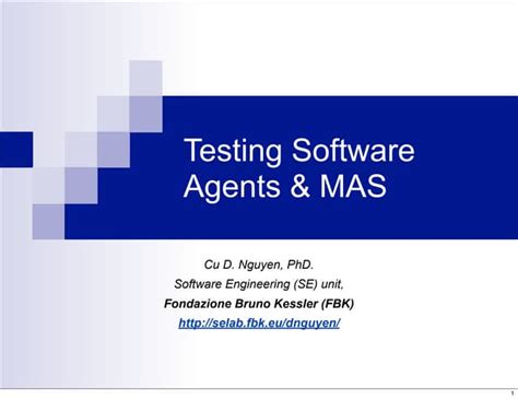 Agent Testing Pdf
