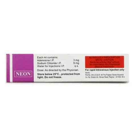Adenosine Injection Ip At ₹ 200 Piece Adenosine Monophosphate Injection In Nagpur Id