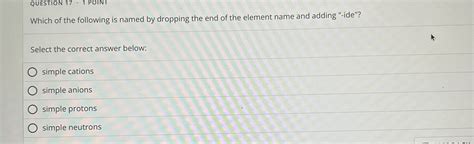 solved question 17 1 ﻿pointwhich of the following is named