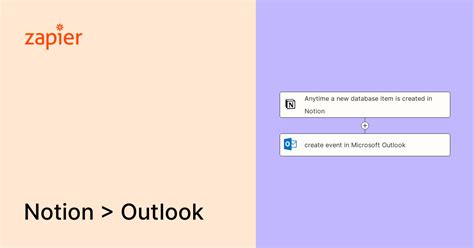 Anytime A New Database Item Is Created In Notion Create Event In Microsoft Outlook Zapier