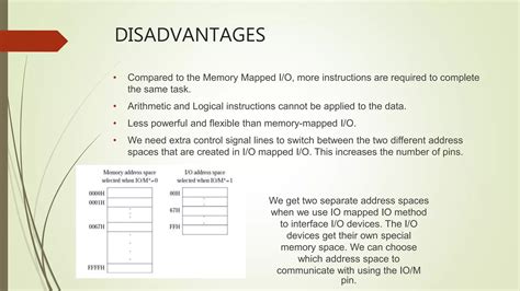 Memory Mapped Io And Isolated Io Pptx Computer Peripherals
