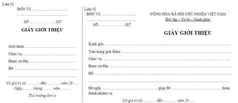 Giấy giới thiệu là gì Tải mẫu giấy giới thiệu file word ở đâu