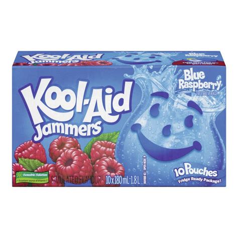 Kool Aid Jammers Blue Raspberry 10x180ml Brandco Direct Inc