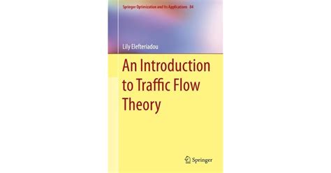 An Introduction To Traffic Flow Theory By Lily Elefteriadou