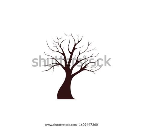 Withered Tree Roots Vector Illustration Molt Stock Vector Royalty Free 1609447360 Shutterstock