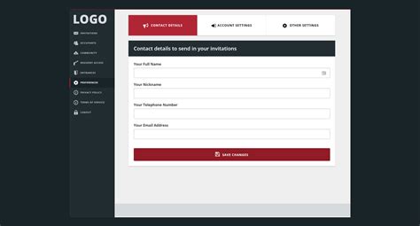 interface design good ux for container alignment for main content
