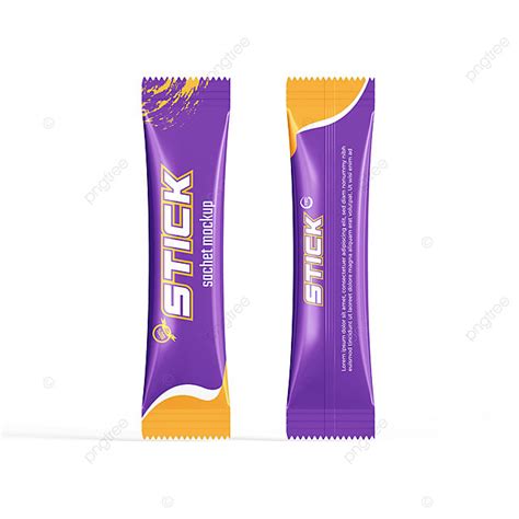 커피 스틱 향 주머니 Psd 프로토 타입 템플릿 Psd 다운로드 디자인 자료 다운로드