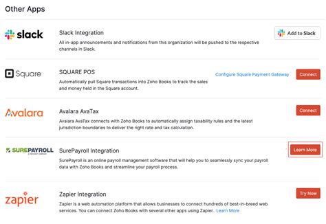 Surepayroll Zoho Books Integration Help Zoho Books