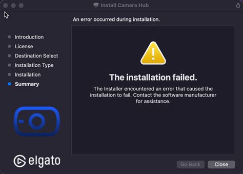 Elgato Camera Hub On Mac Os Installation Issue Any Help Relgato