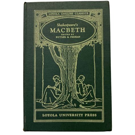 Shakespeares Macbeth Softcover Book Vintage S