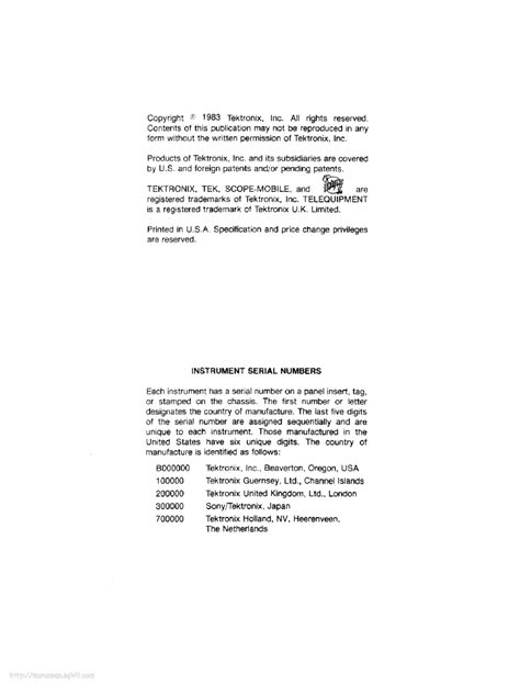 Tektronix 2215a Service Manual Download Schematics Eeprom Repair