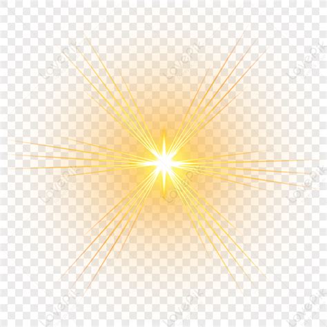 노란색 투명 그라데이션 일러스트 방사형 태양 조명 효과투명한구배 Png 일러스트 무료 다운로드 Lovepik