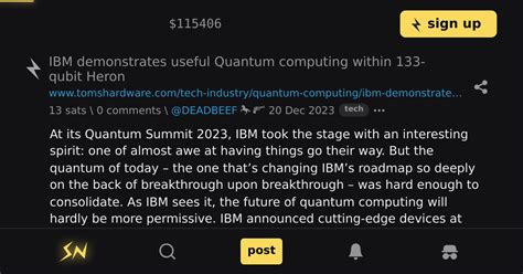 IBM Demonstrates Useful Quantum Computing Within Qubit Heron Stacker News Tech