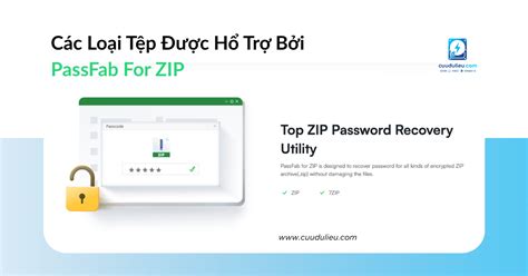 Passfab For Zip Khôi Phục Mật Khẩu File Zip Winzip Nhanh Chóng