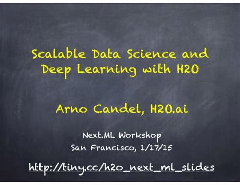 H2o Deep Learning At Nextml