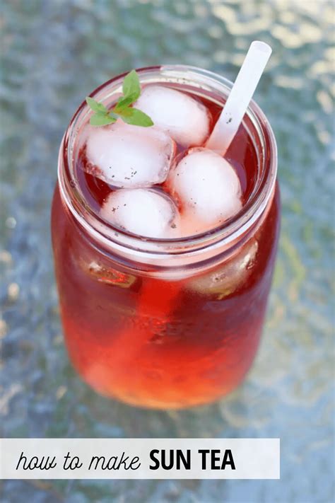 How To Make Sun Tea Easy Recipe The Home Intent