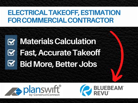 Electrical Material Takeoff Estimation By Planswift Estimator Upwork