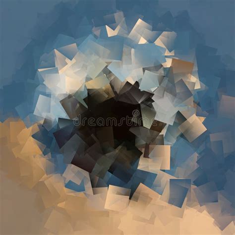 Depiction Of Overlapping Planes Consisting Of Squares Of Degraded And