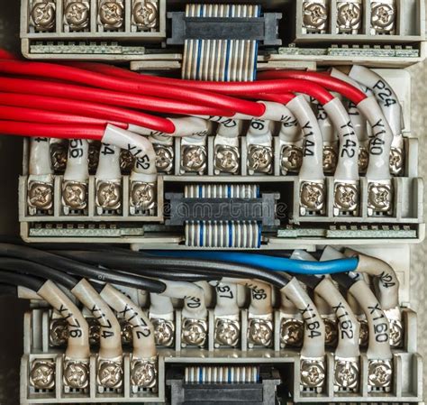 Wiring PLC Stock Photo Image Of Plug Manufacturing